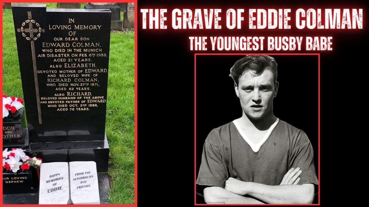 The grave of Eddie Colman - the youngest Busby babe - YouTube