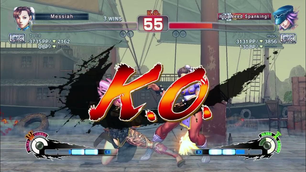 SF4 Miso (Poison) vs T Pot (Chun Li) - YouTube