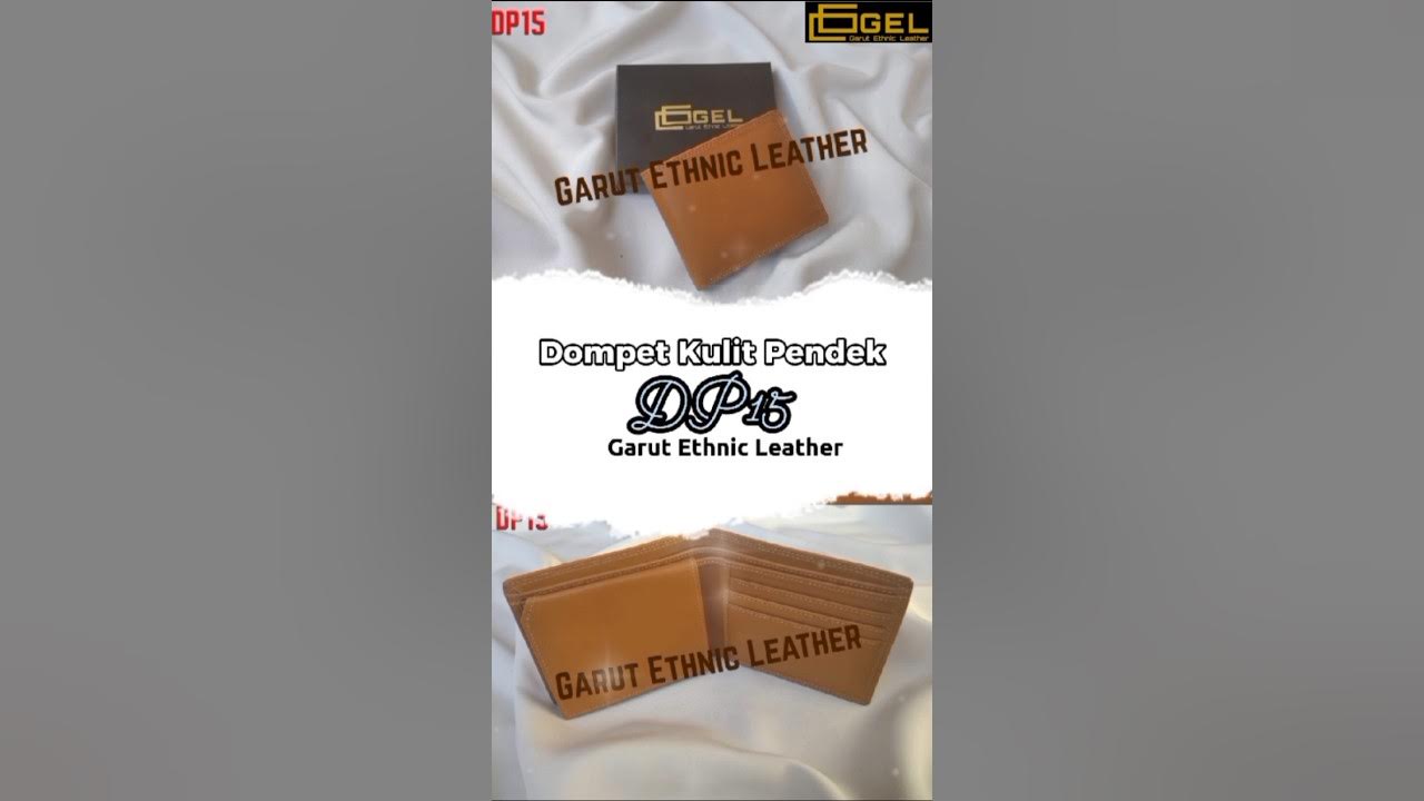 Dompet Kulit Pendek Lipat Atas Pria Pull Up Full Kulit Asli Garut (DP15) #fashion - YouTube