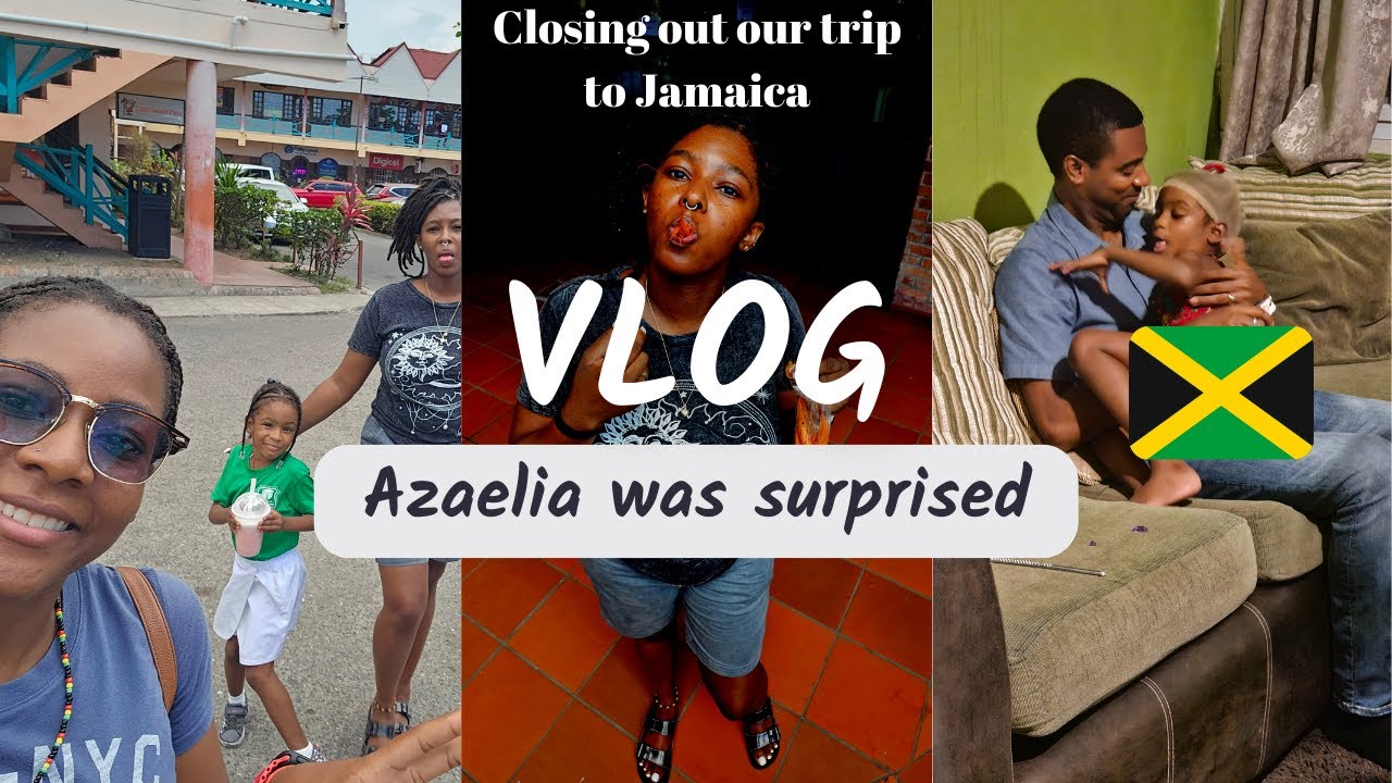 Azaelia was surprised - How we spent our short visit - Back to the USA ...