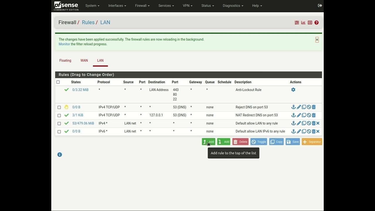 Redirect or block DNS requests on pfsense - YouTube