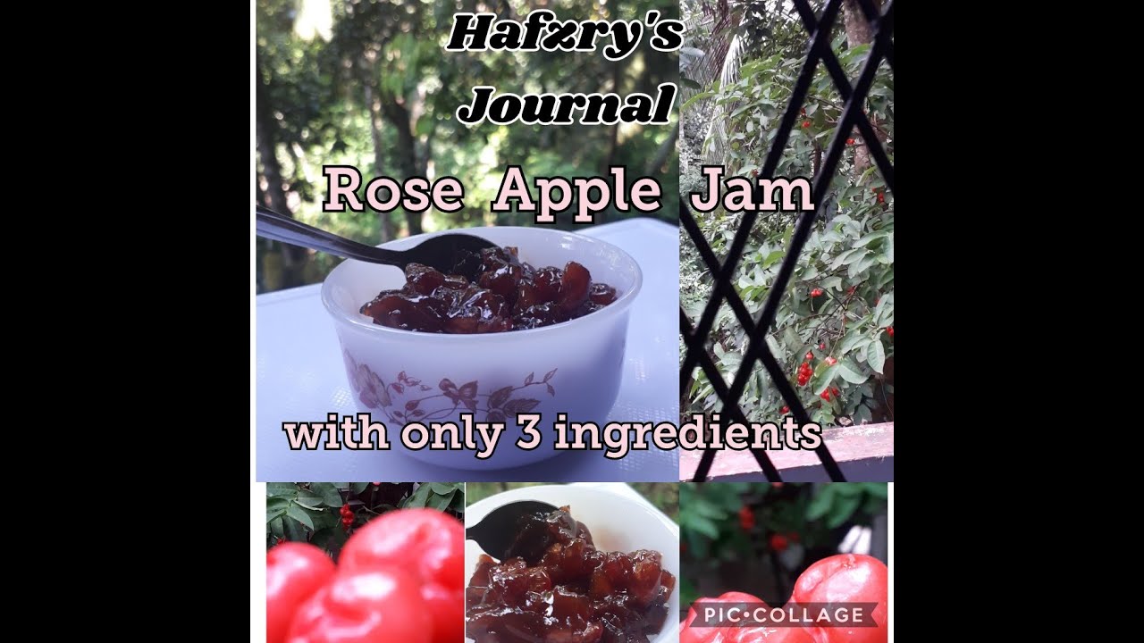 Rose Apple Jam with only 3 ingredients - YouTube