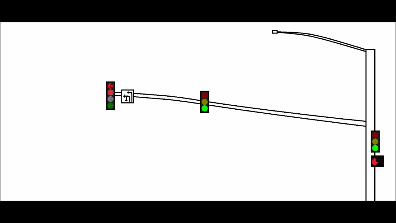 Traffic Signal Animation - YouTube