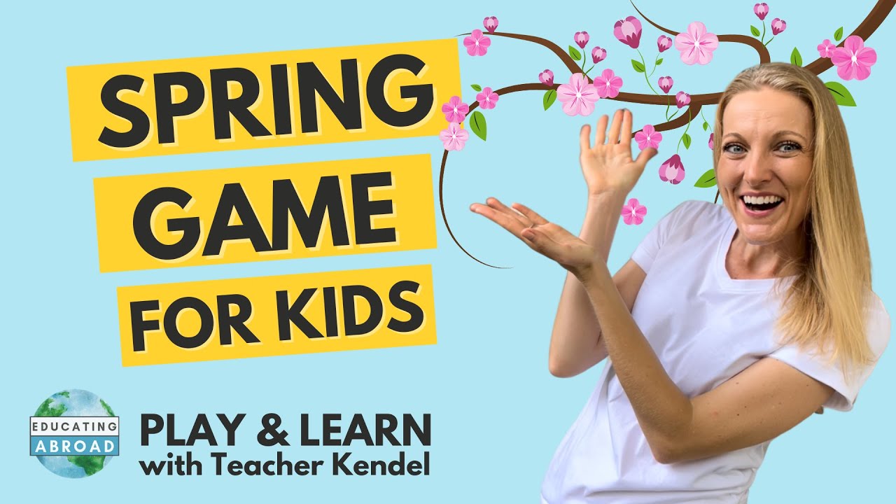 Spring Game for Kids | Mystery Photo Guessing Game | English Play Along ...