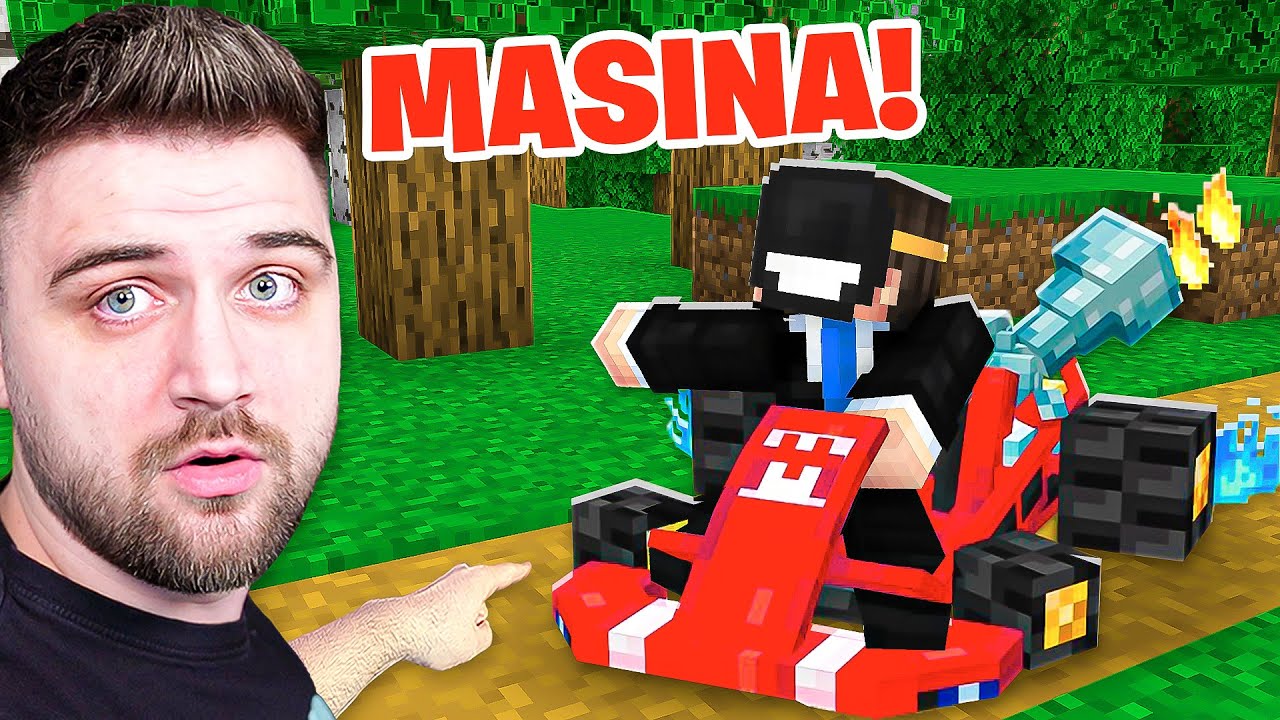 Construiesc MASINI Care Functioneaza pe Minecraft.. - YouTube