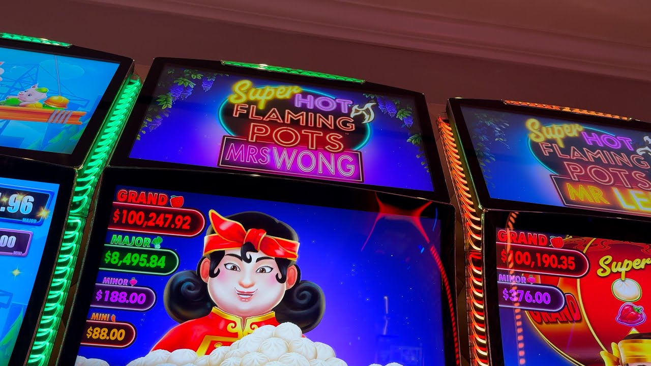 MASSIVE WIN ON HIGH LIMIT NEW SUPER HOT FLAMING POTS MRS WONG - YouTube