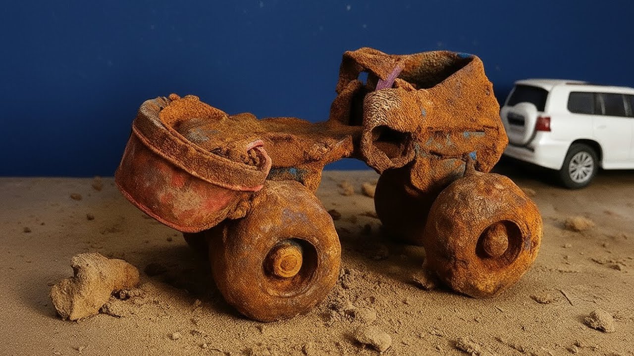 Rusty Toy Truck Found in the Desert! Abandoned for Years - YouTube
