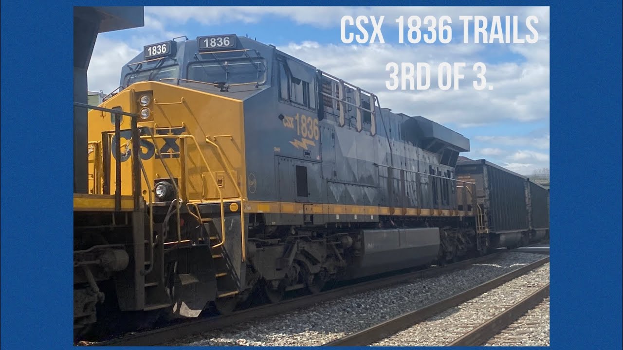 CSX RF&P Heritage trails on C788 @ Brunswick - YouTube