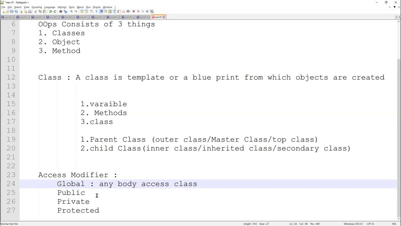 Salesforce Apex 19 | OOPS | Parent, Child, Class Structure | Static, Non Static Methods ...