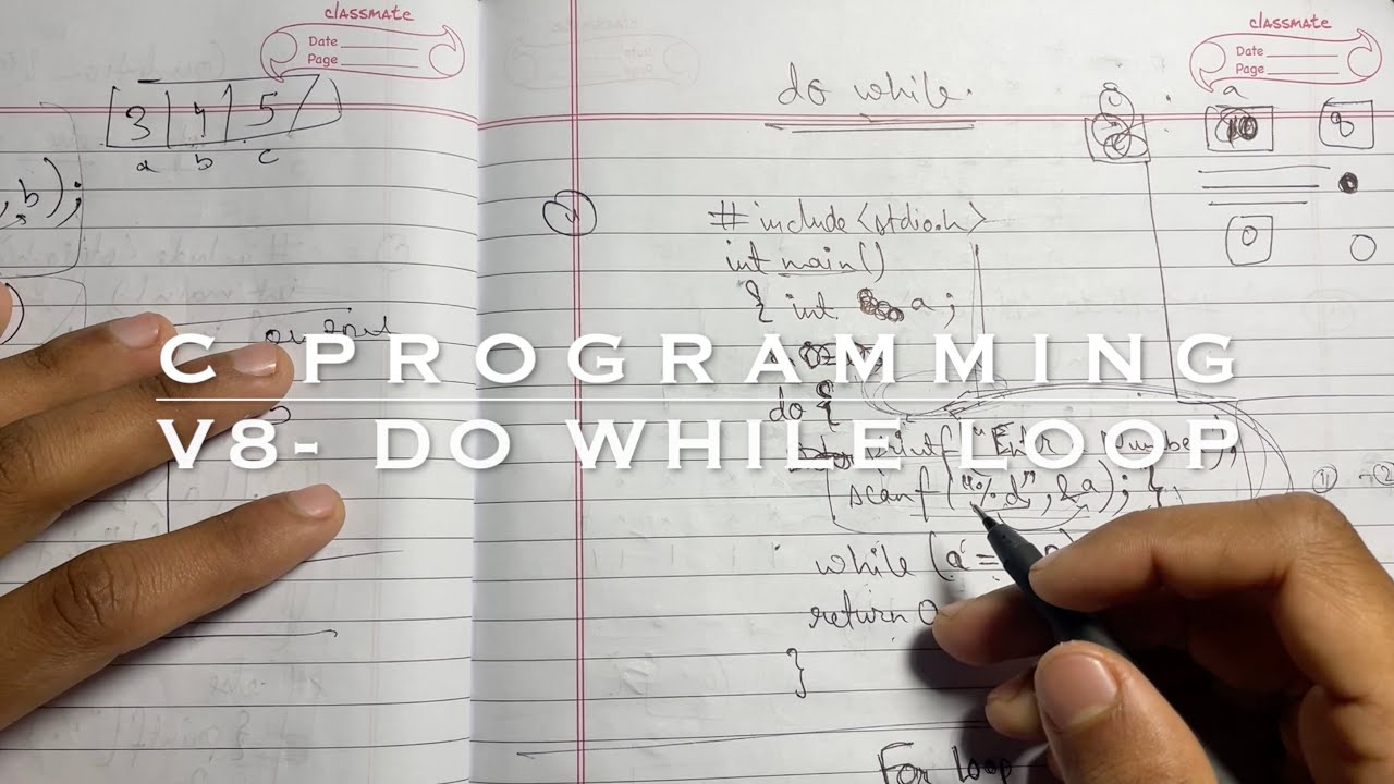 V8 Do While Loop C Programming Youtube