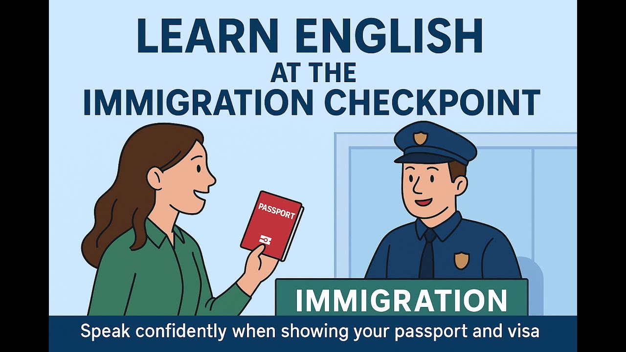Airport English: Talking to Immigration Officers ️ | Real Airport ...