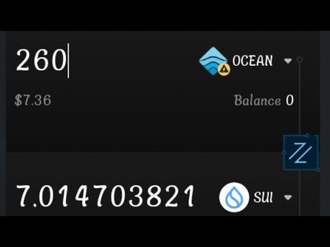 How To Swap Ocean Token To SUI Token || How To Start Ocean Mining ...