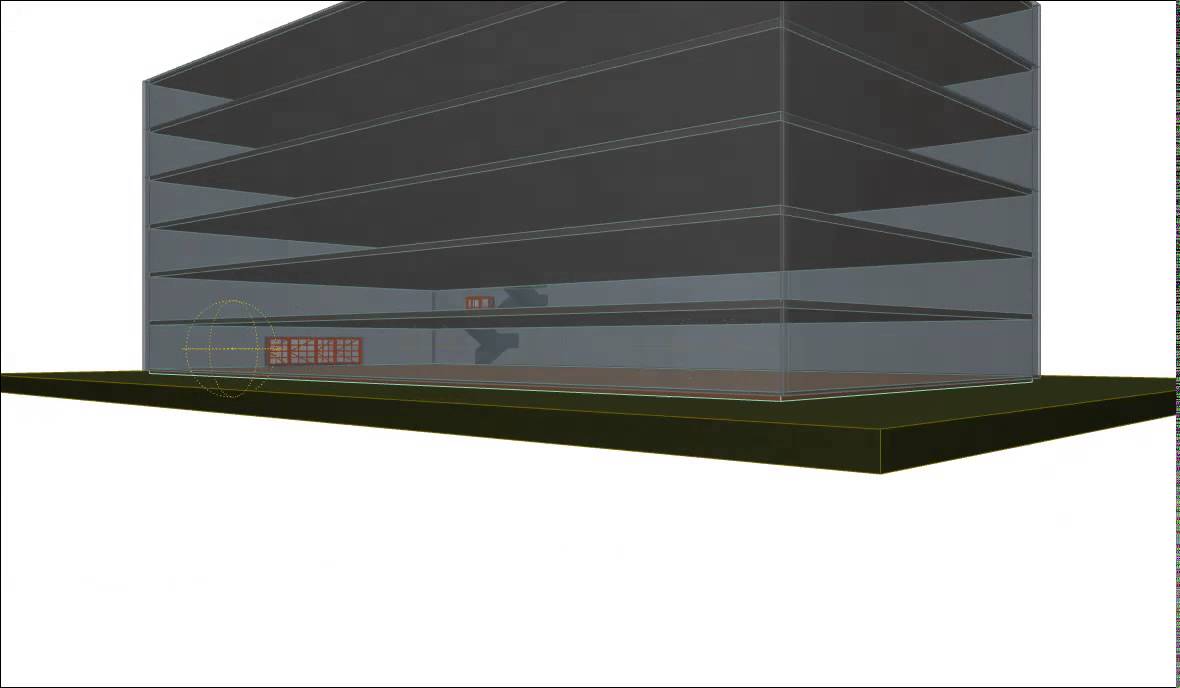 glass building in archicad - YouTube