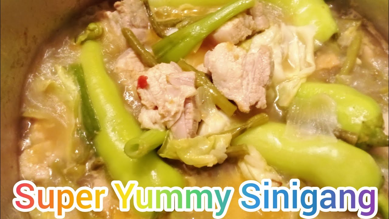 Super yummy Sinigang (meat soap) - YouTube