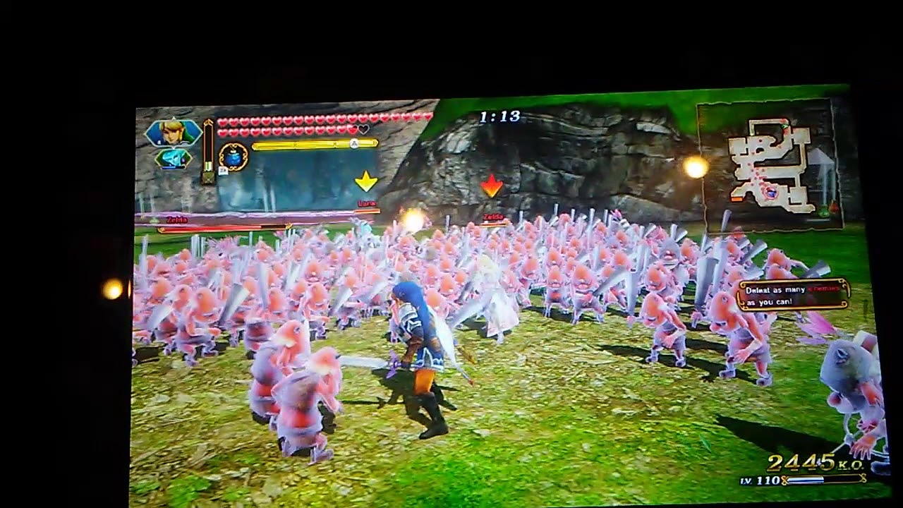 Zelda uses Sheik's weapon- Hyrule warriors definitive edition skin swap ...