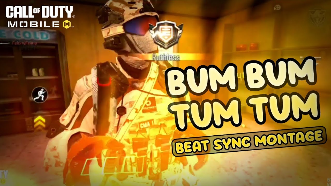 BUM BUM TAM TAM | BEAT SYNC MONTAGE | COD MOBILE - YouTube