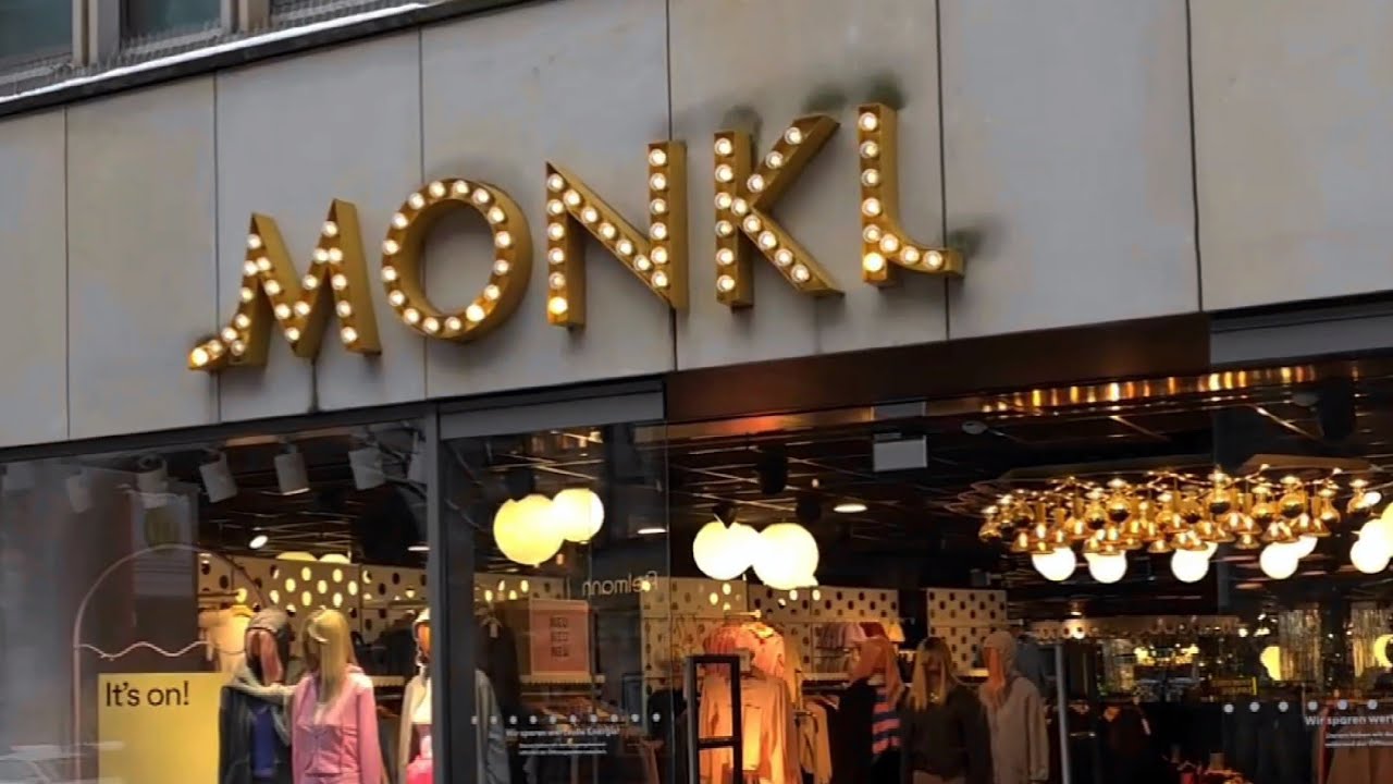 Monki store, one of the nicest stores in Hamburg with a very spacious ...