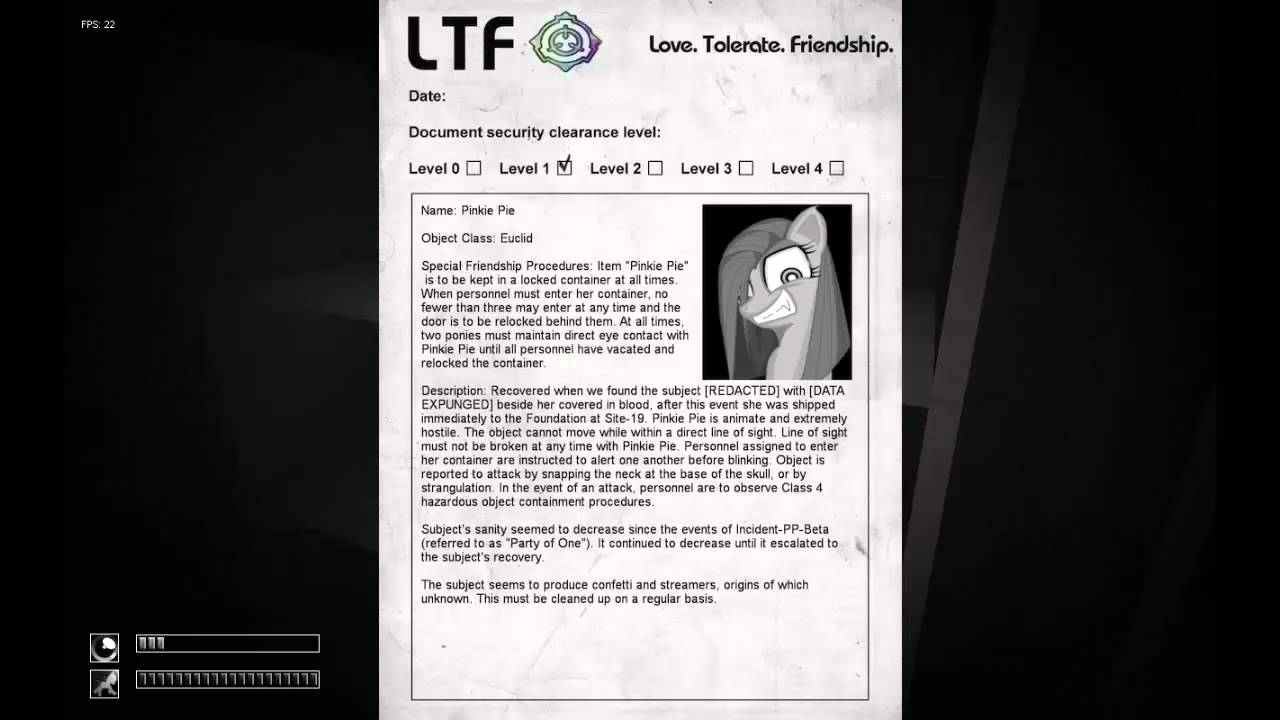 MY LITTLE PONY SCP MOD - YouTube
