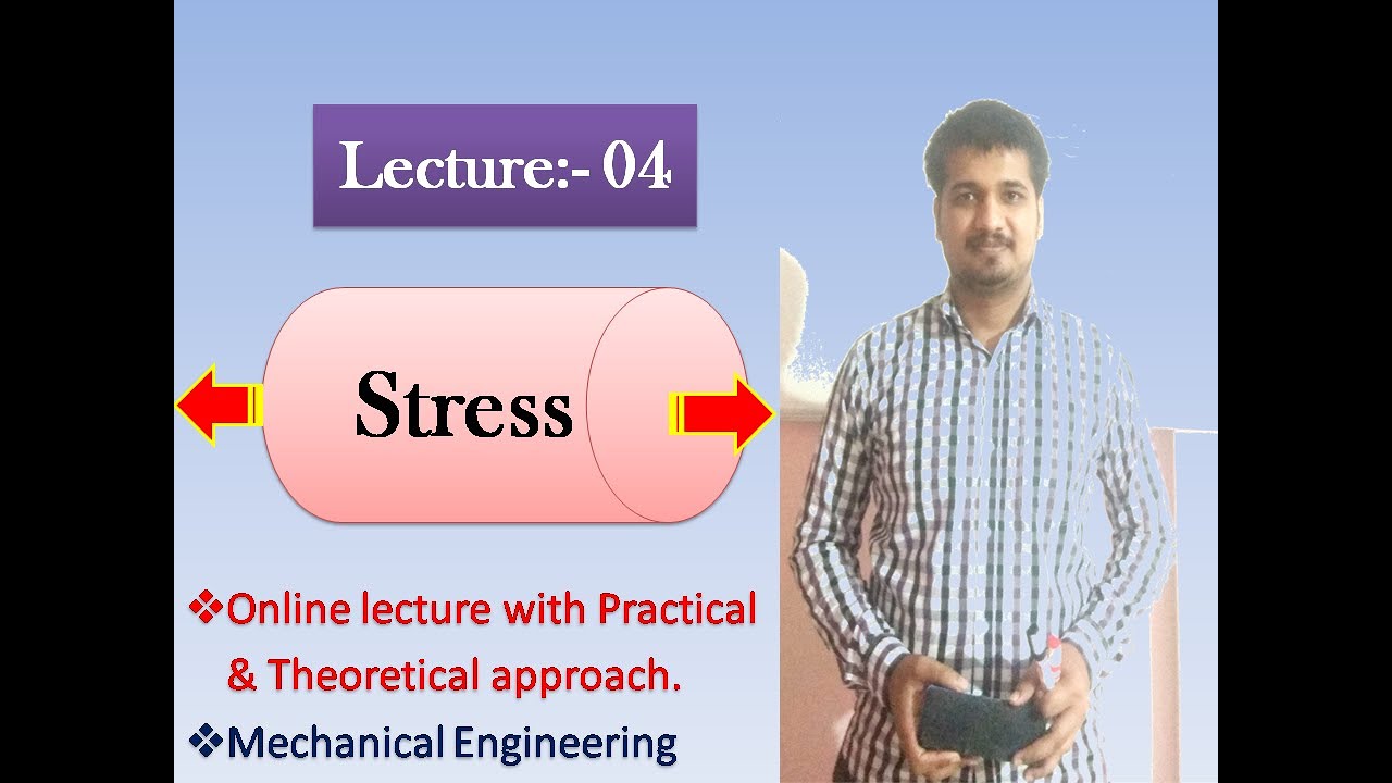 Lecture 04 || Stress || Types of Stress || Machine Design - YouTube