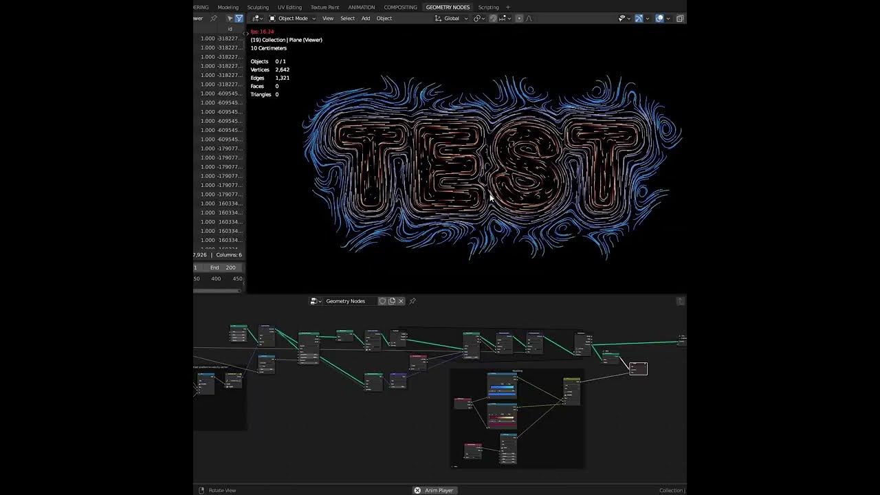Blender 3.5 Geometry Nodes Curl Noise Particles Trace Simulation #shorts - YouTube