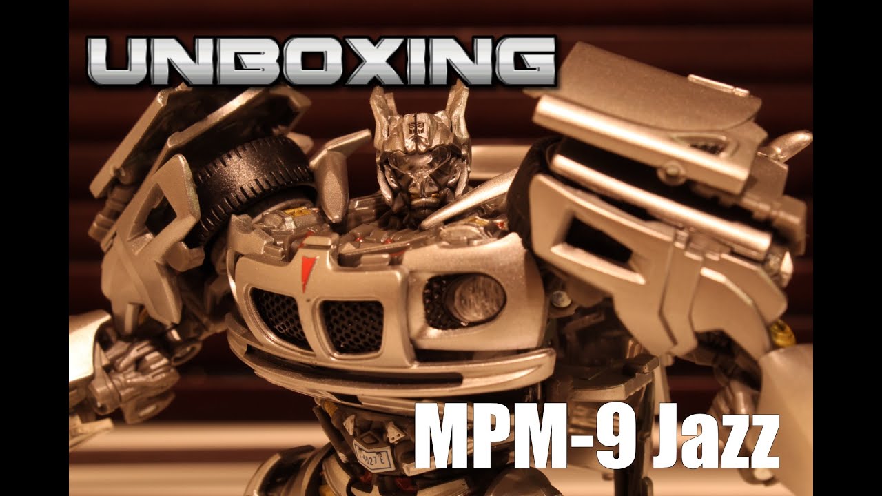 UNBOXING: TRANSFORMERS MOVIE MASTERPIECE MPM-9 JAZZ - YouTube