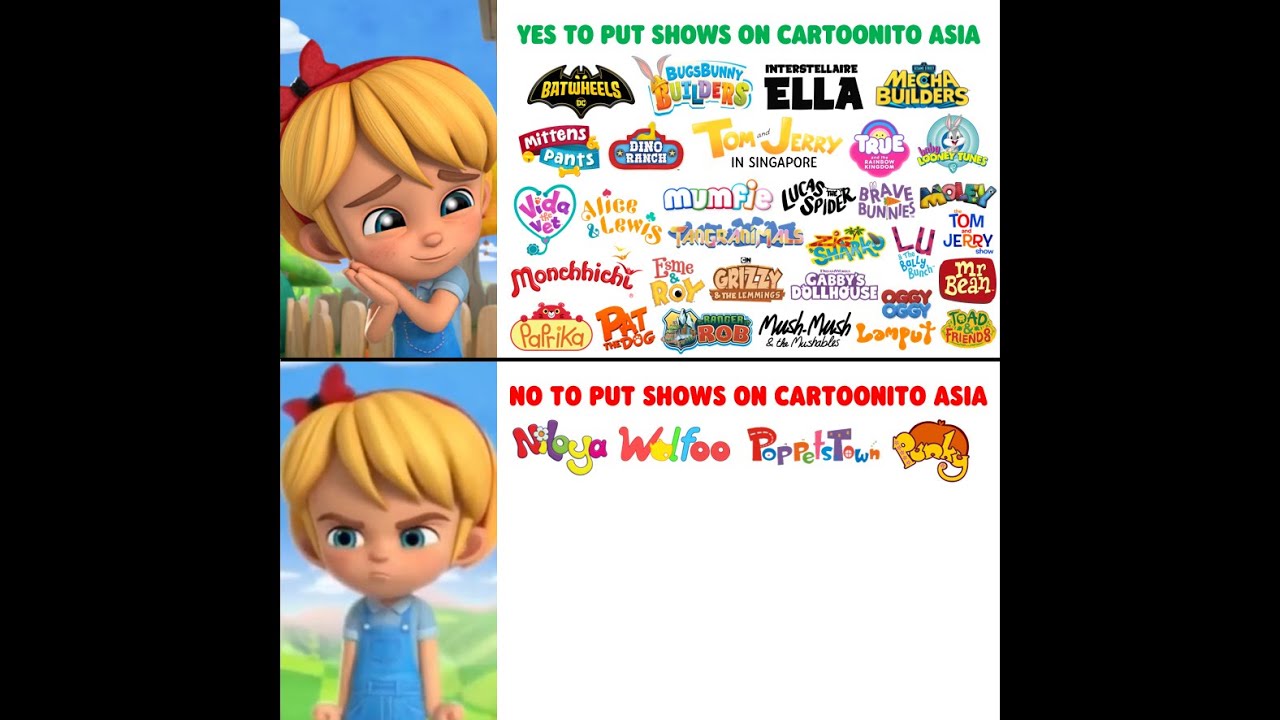 My Yes and No List Cartoonito Asia Shows in 2023-2024 - YouTube
