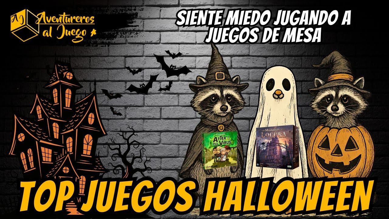 TOP JUEGOS DE MESA PARA HALLOWEEN Siente miedo jugando - YouTube