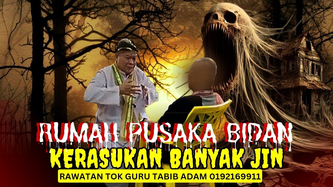PART 1 KERASUKAN, SAKA RUMAH PUSAKA BIDAN KAMPUNG | TOK GURU TABIB ...