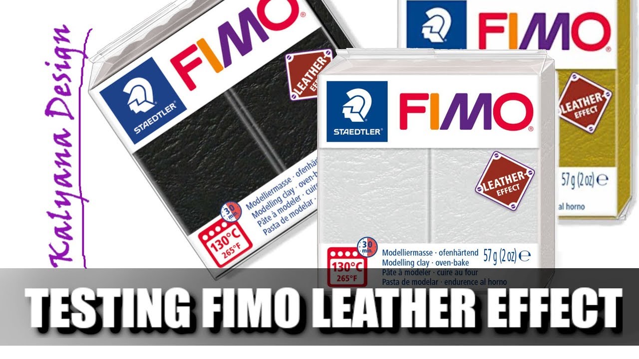 Fimo Leather Effect review and testing - 570 - YouTube