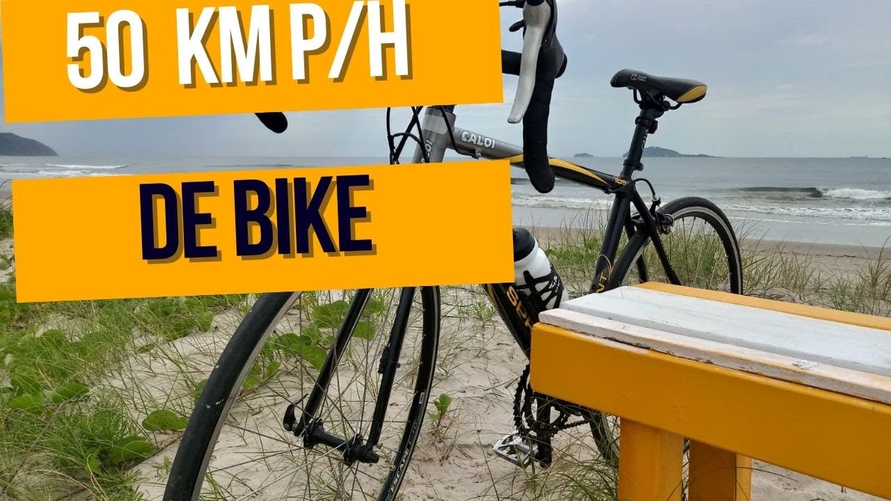 Segundo pedal com a Bike - Andando a 50 km Por hora - YouTube