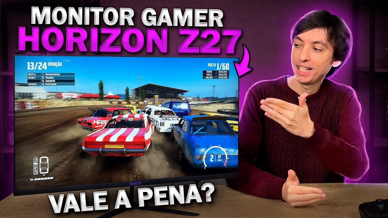 MONITOR GAMER MANCER HORIZON Z27 - Perfeito custo beneficio para GAMES, ESTUDO e TRABALHO? - YouTube