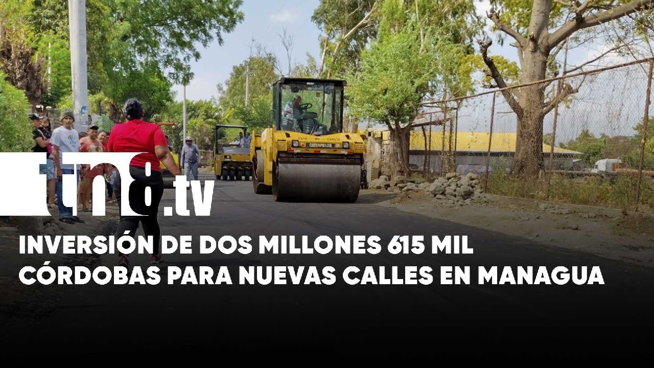 ¡Adiós al polvo! 6 nuevas calles de concreto en el Jorge Salazar - YouTube