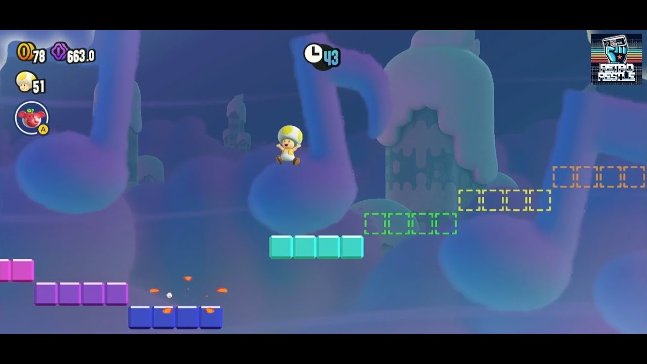 Super Mario Bros. Wonder Let's Play Episode 14 | Yellow Toad Jumps For ...