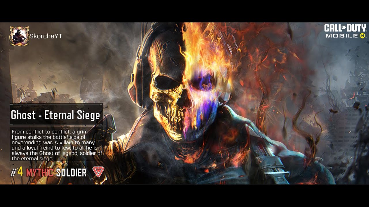 MYTHIC GHOST CODM - MAXED OUT - ALL FOUR MYTHICS OPERATORS MAXED - ONE ...