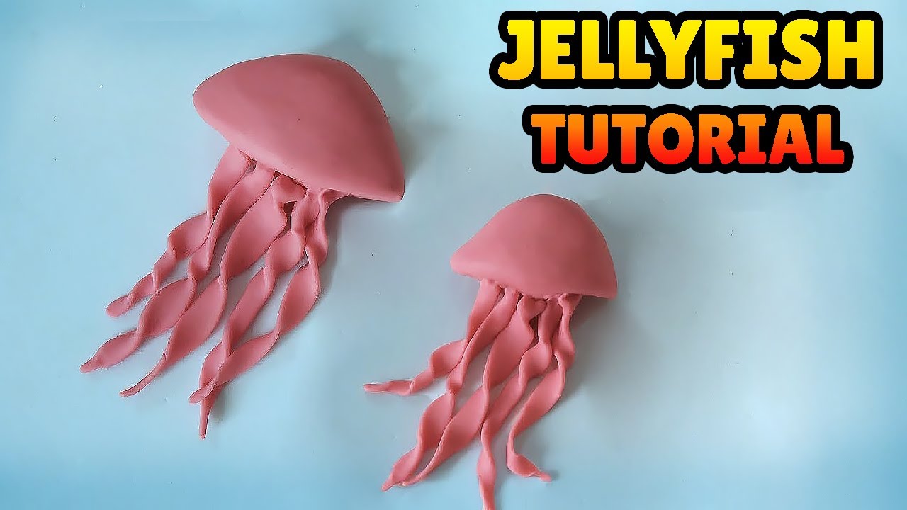DIY How To Make Miniature JELLYFISH Easy Polymer Clay Fondant diy-how-to-make-miniature-jellyfish-easy-polymer-clay-fondant
