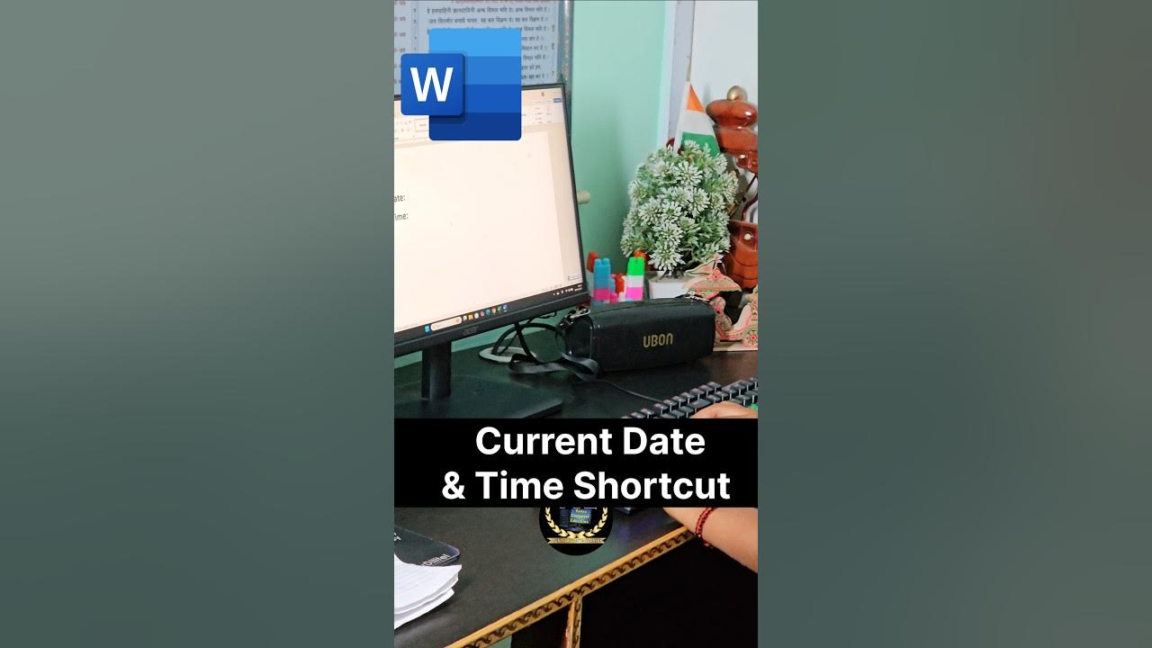 MS Word me current Date and Time ka Keyboard shortcut kya hai | MS Word Date & Time shortcut ...