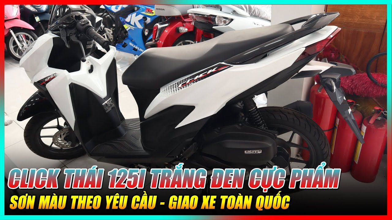 Honda CLICK 125i Nhập Thái, Trắng Đen Phong Cách Trẻ Trung, Giao Xe ...