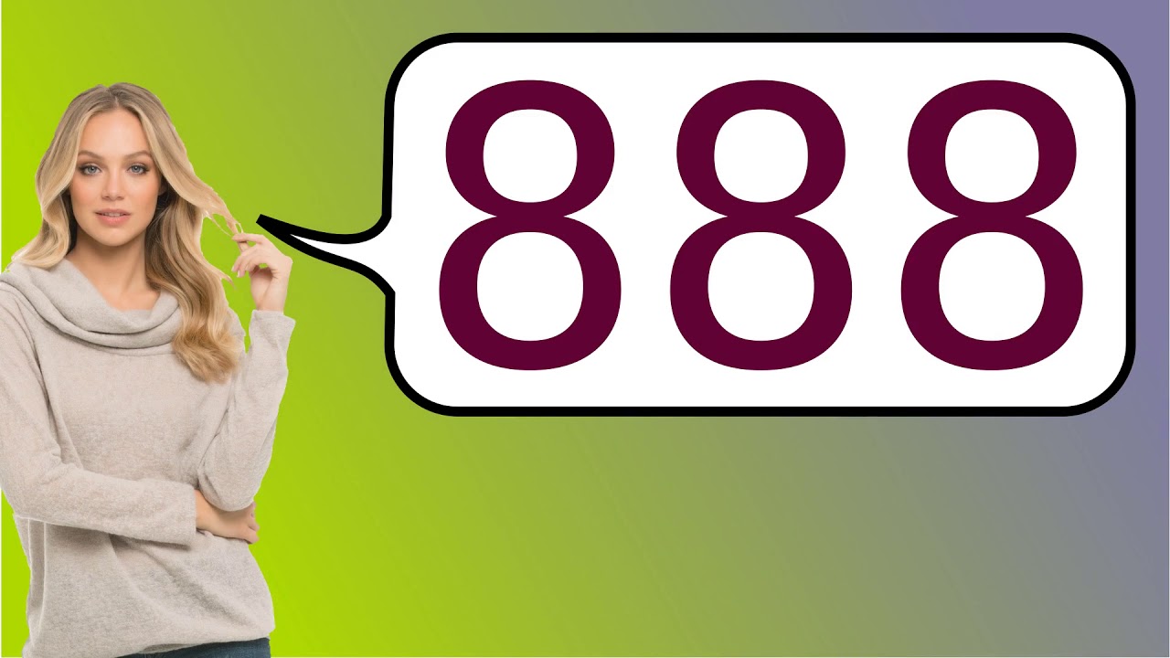 How to say '888' in French? - YouTube