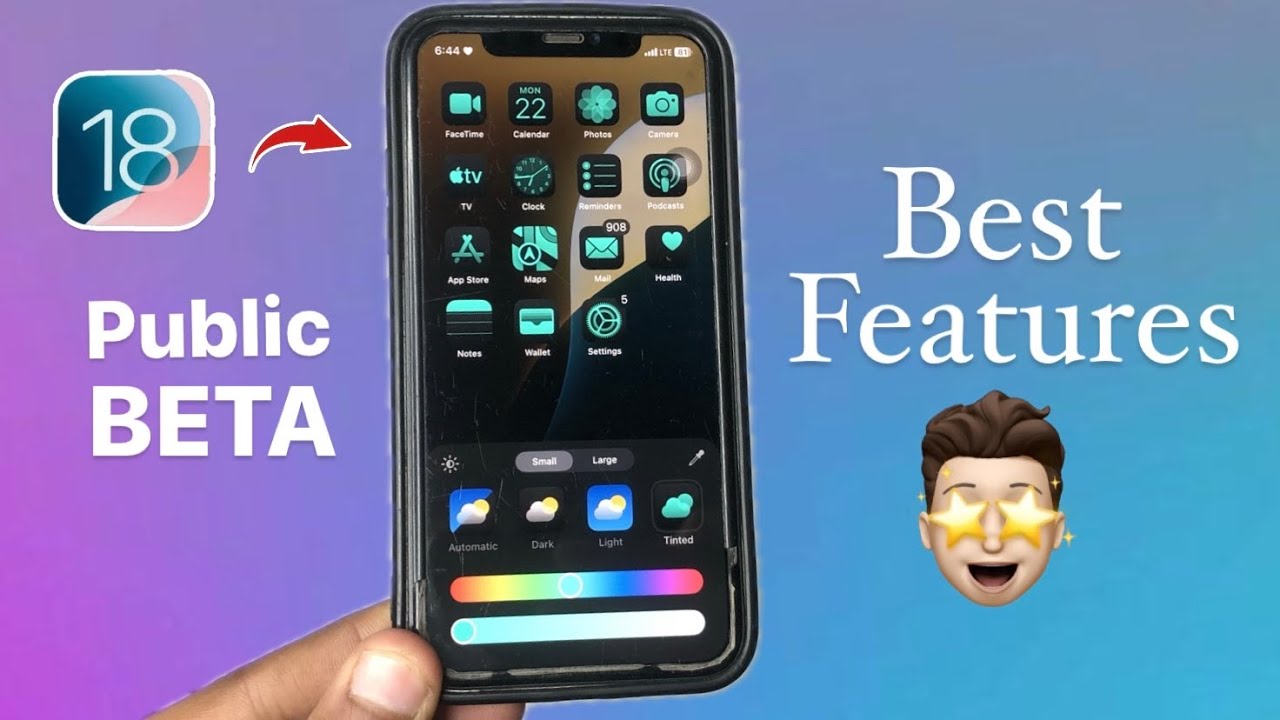iOS 18 Public Beta FEATURES 🤩 - YouTube