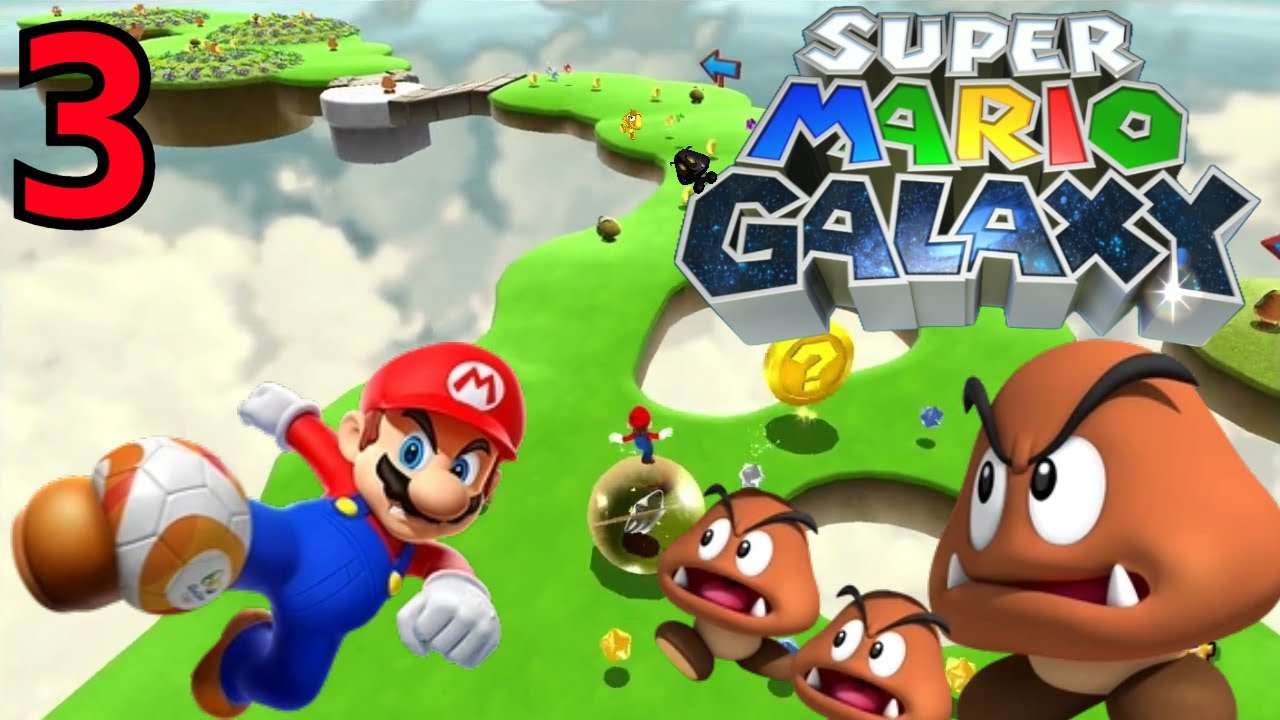 These Goombas Are Gonna Be Crushed By Marios Ball! Super Mario Galaxy ...
