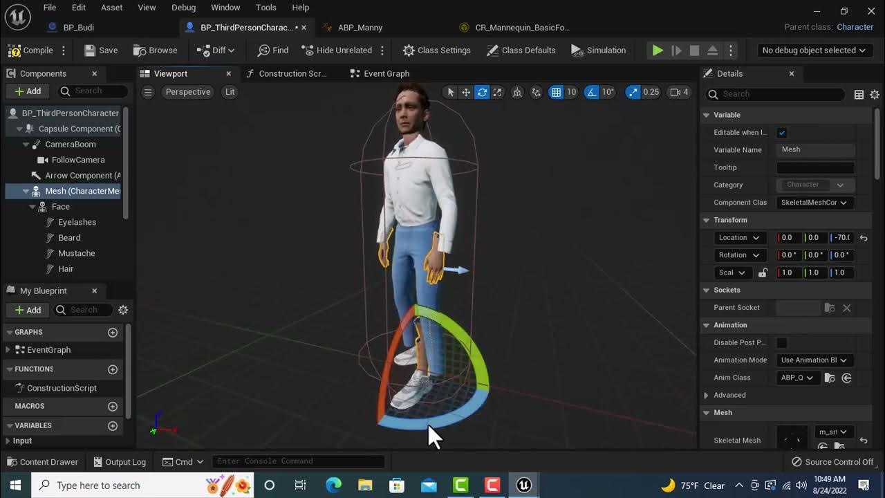 Mengganti Karakter di Unreal Engine 5 - YouTube