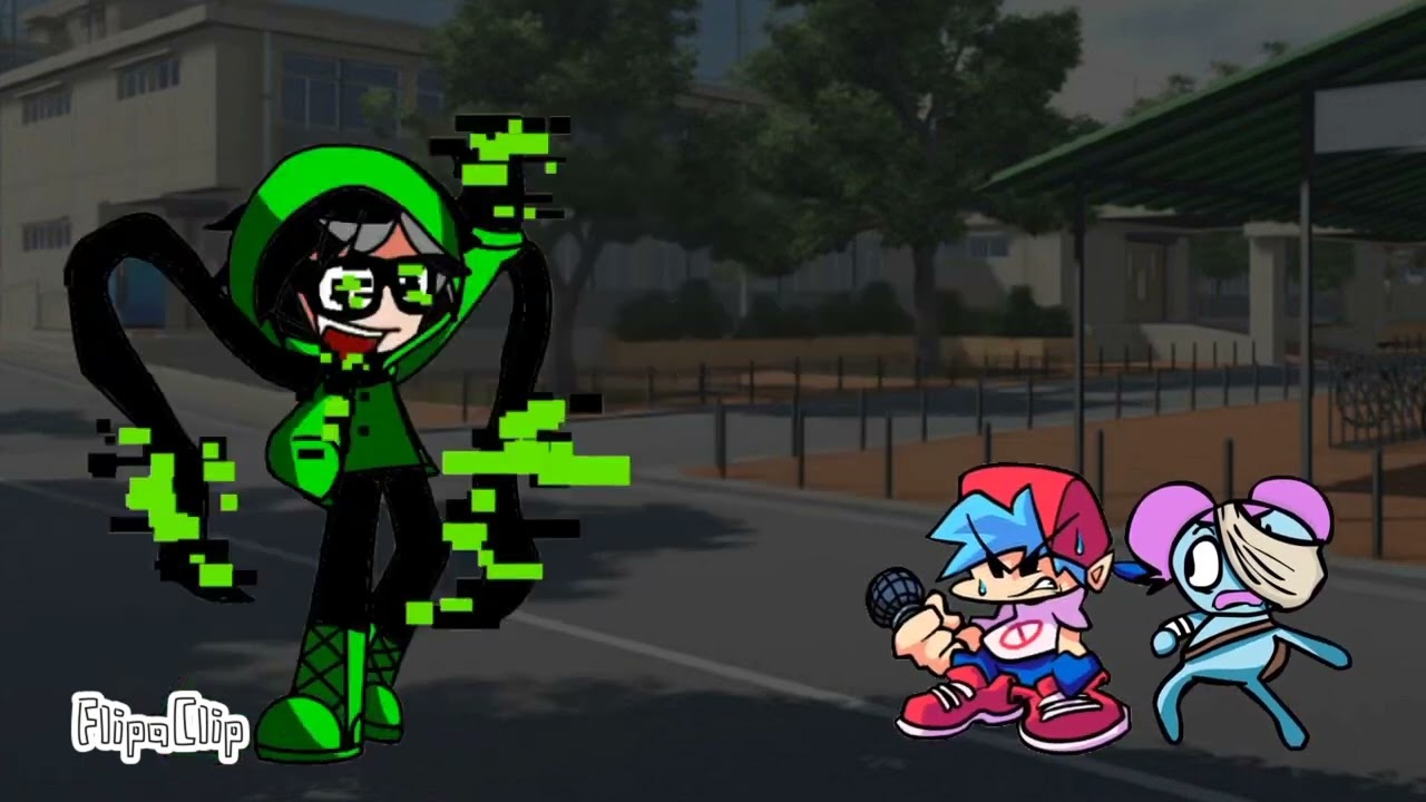 CARLOS GR CORRUPTED FNF BALLISTIC RETROSPECTER B3 ANIMATION (FLIPACLIP ...