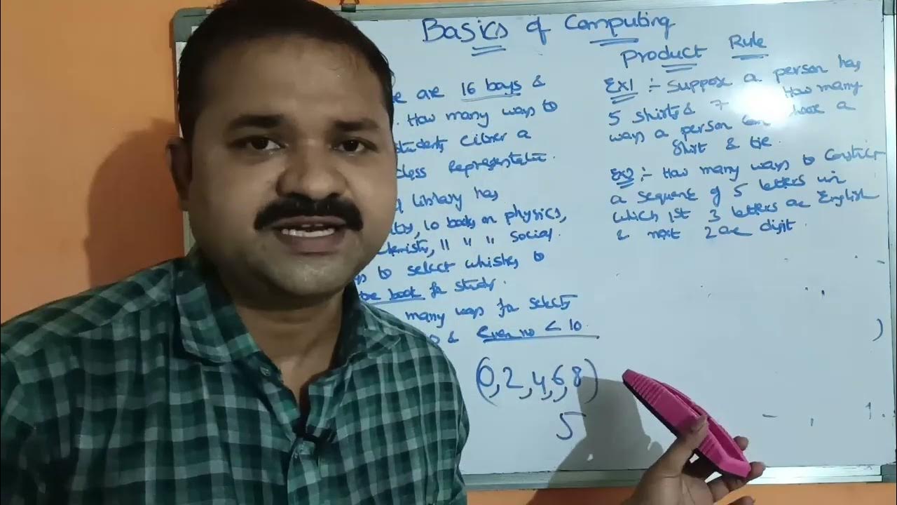 Basics of Computing || Sum rule || Product Rule || Combinatorics || Discrete Mathematics || DMS ...
