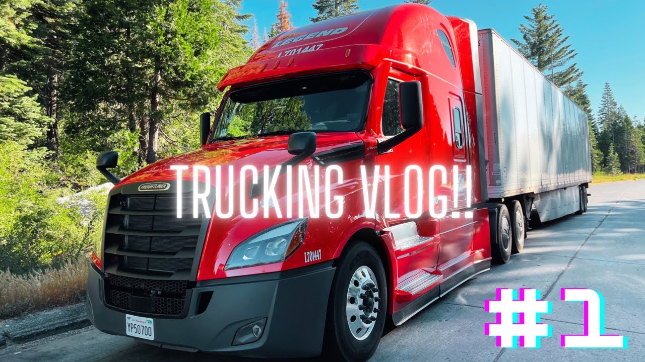 Trucking VLOG#1 (Regional Legend Transportation Driver!) Fernley NV to ...