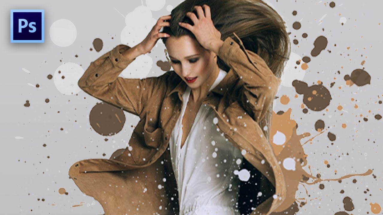 Splatter Effect Photoshop 2021 Tutorial (New & Updated) - YouTube