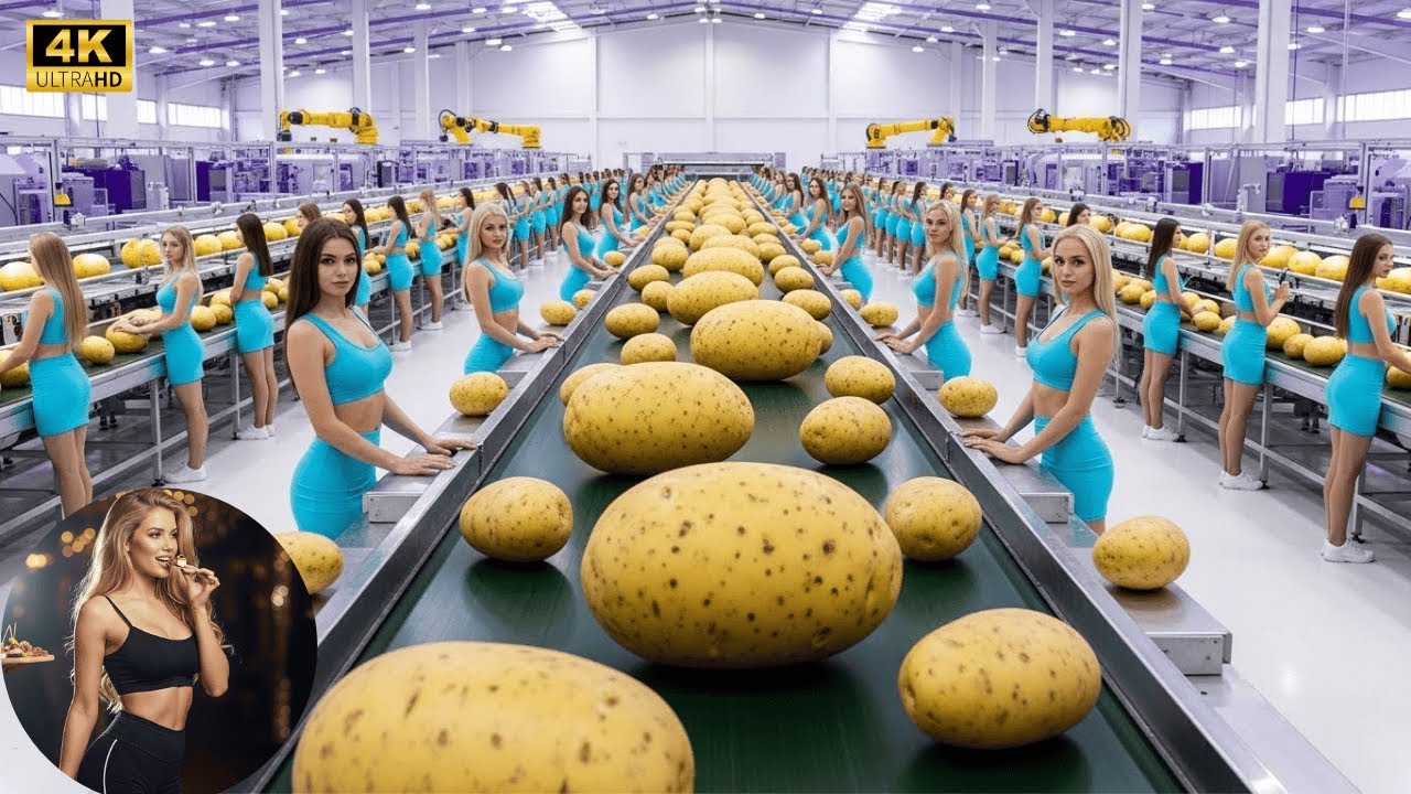 Inside Potato Chip Factory: From Whole Potatoes to Perfectly Crispy ...