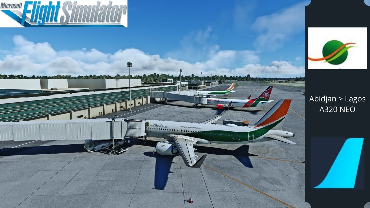 vol Abidjan - Lagos en A32NX | MSFS - YouTube