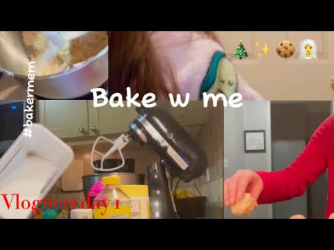 *CHAOTIC* baking sugar cookies for 650 subs!!! VLOGMAS DAY 1 🎄🍪🌨 - YouTube