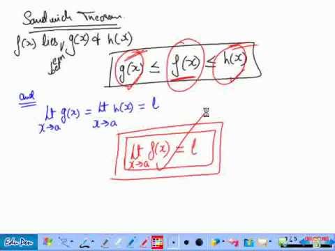 Sandwich Theorem - Limits Theorem - Pinching Theorem - YouTube