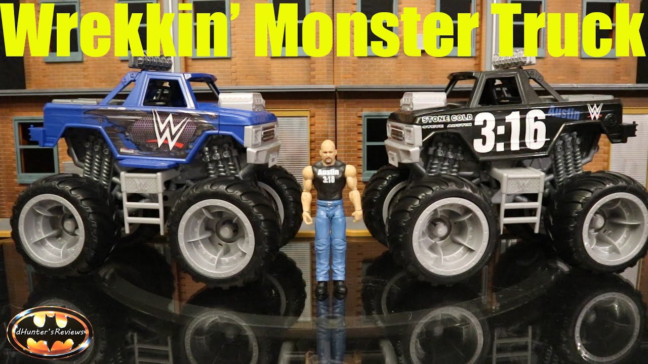 Mattel Wrestling WWE Wrekkin' Monster Truck Black & Blue Action Figure ...